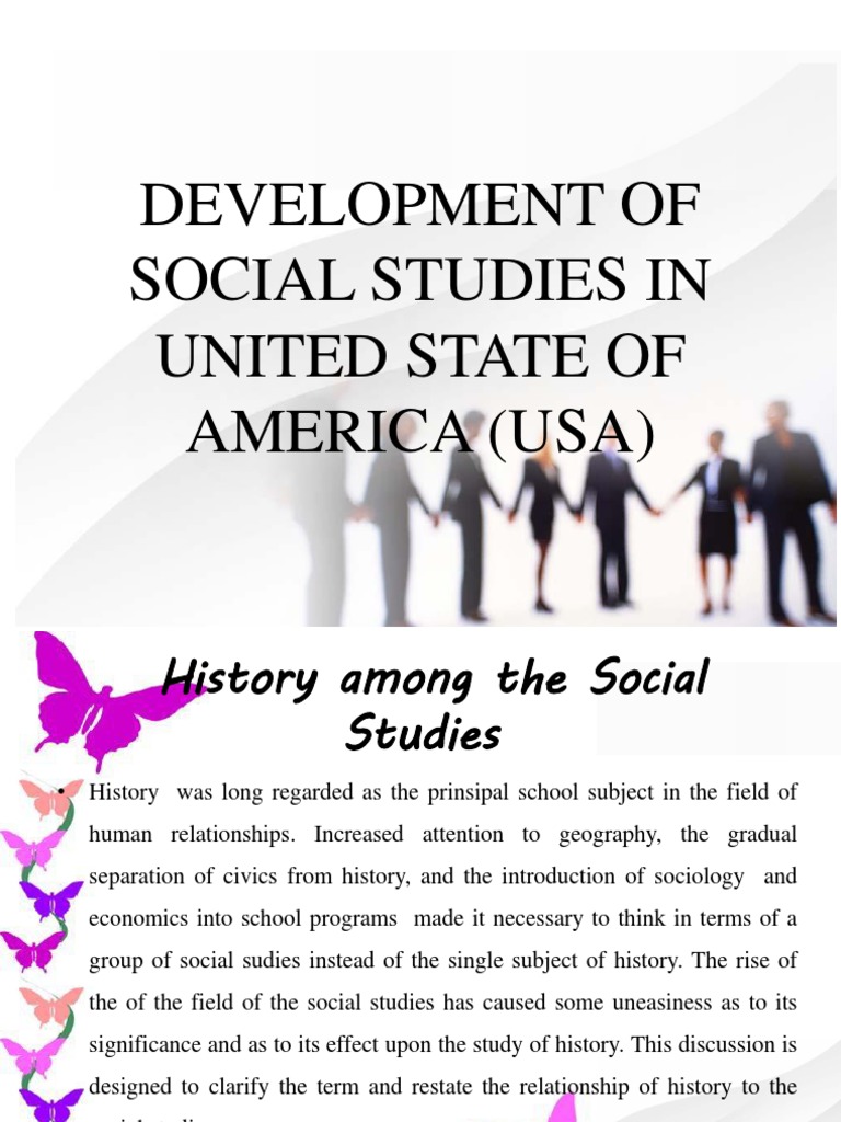 Development of Social Studies in the USA | PDF | American Studies ...