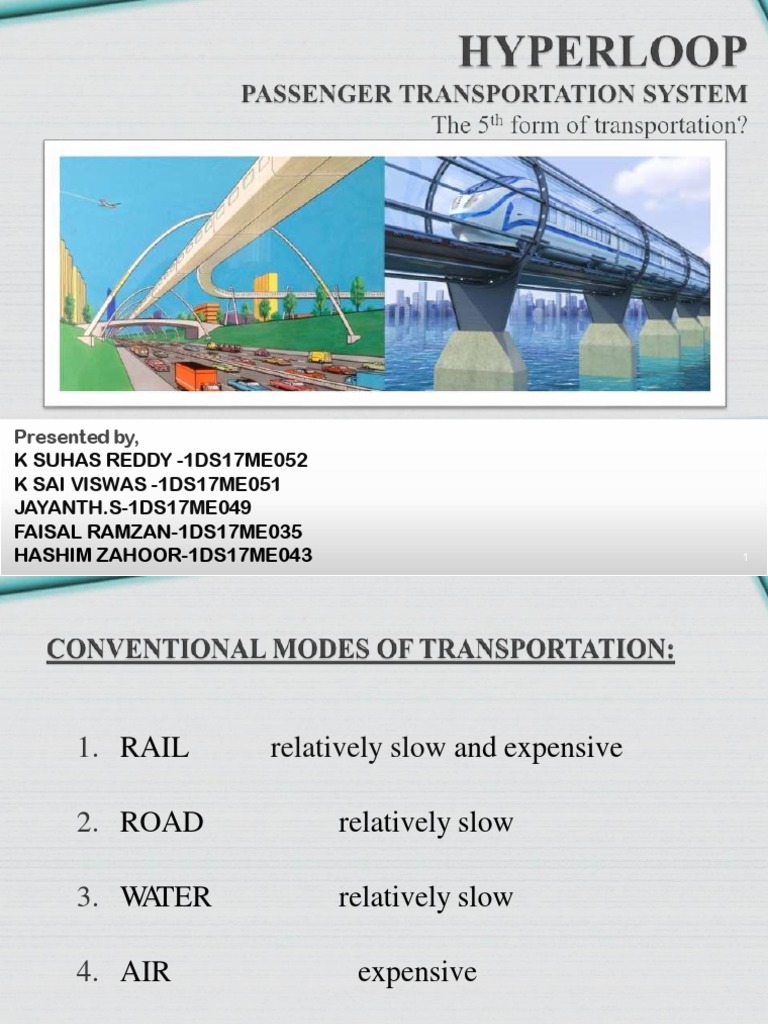 Hyperloop 3 | PDF | Hyperloop | Transport