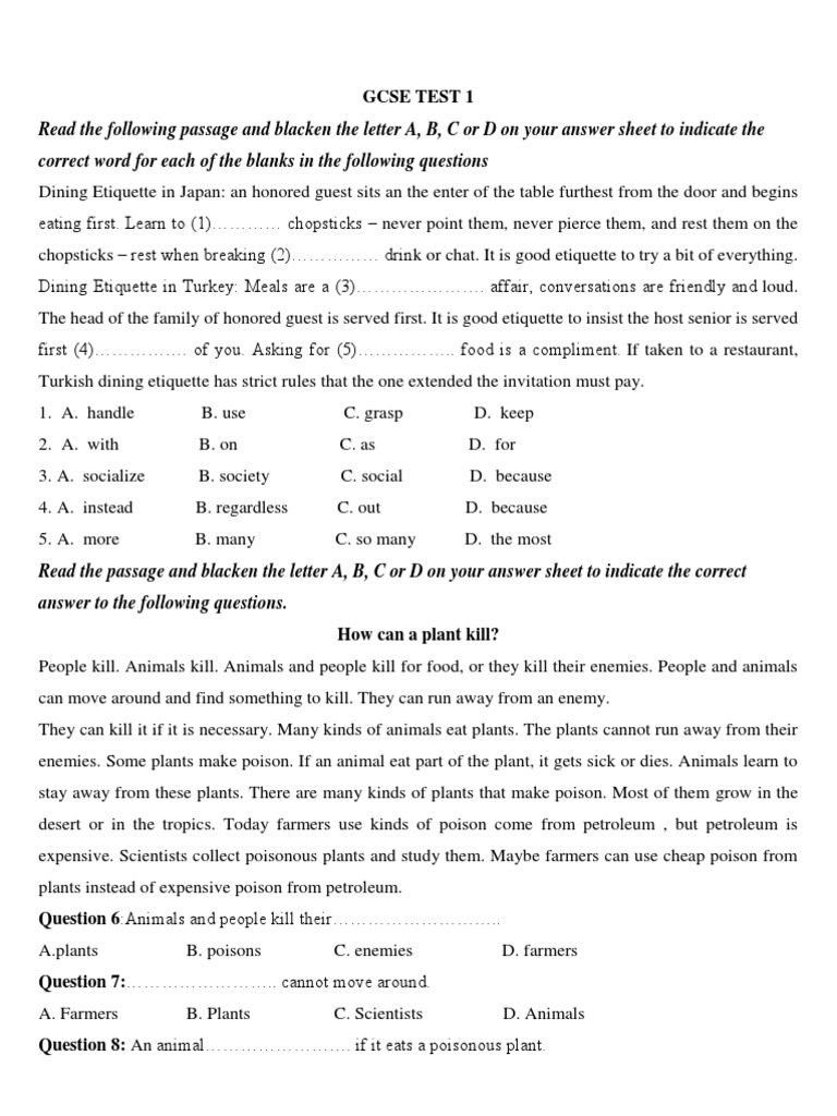 Gcse Test 1 | PDF | Search For Extraterrestrial Intelligence | Public ...