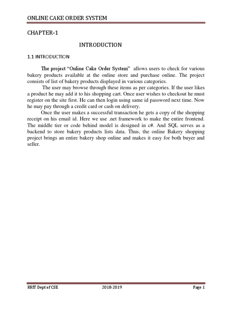 Online Cake Order System | PDF | Software Testing | Unit Testing