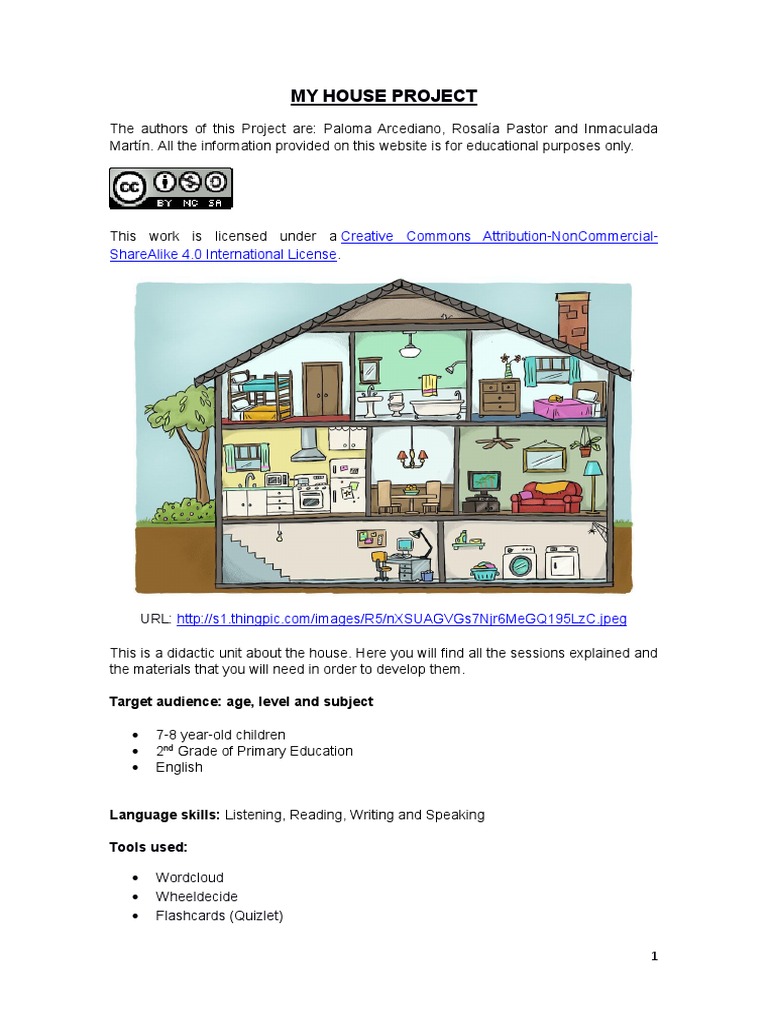 Didactic Unit on House Vocabulary | PDF | Goldilocks And The Three ...