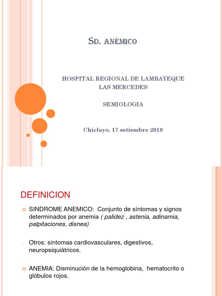 SD Anemia Angel | PDF | Anemia | Sangre