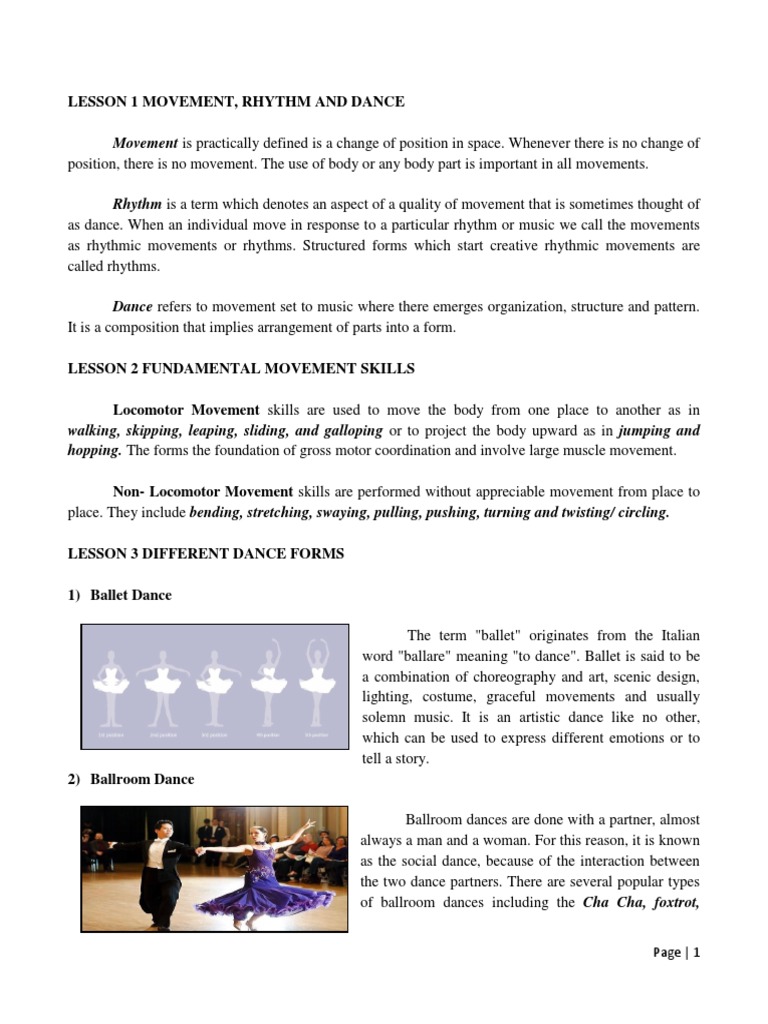 Dance PE | PDF | Dances | Ballroom Dance