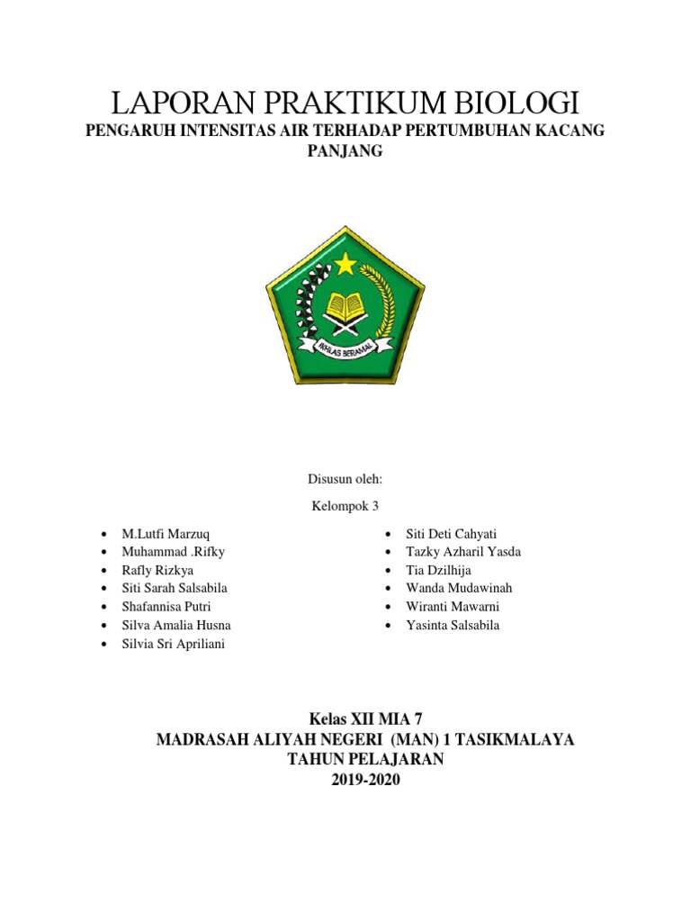 Laporan Praktikum Biologi Fiks | PDF