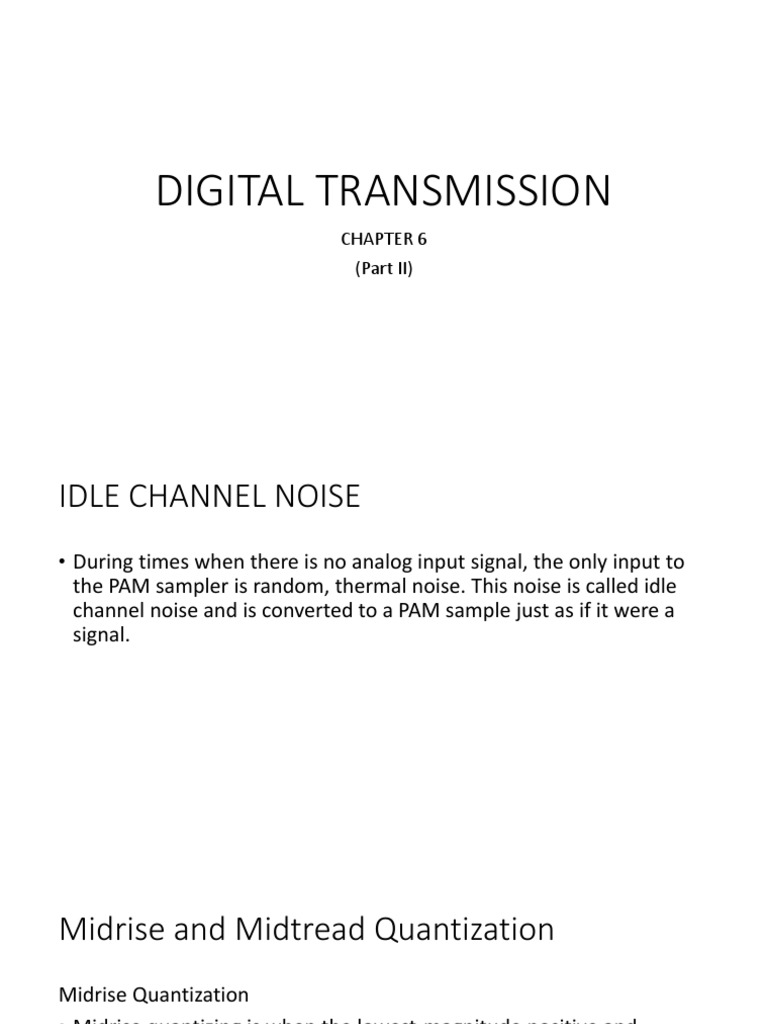 Digital Transmission | PDF | Sampling (Signal Processing) | Telecommunications Engineering