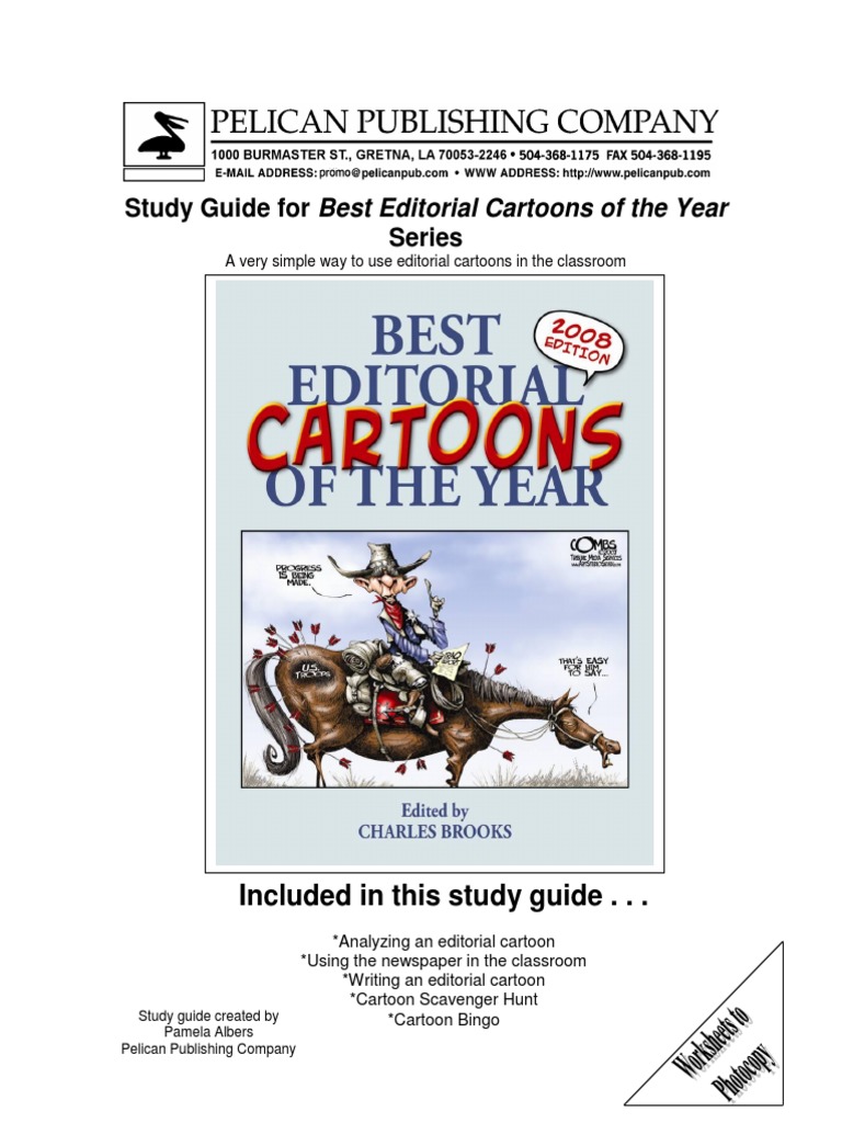 Study Guide For Best Editorial Cartoons of The Year Series | PDF ...