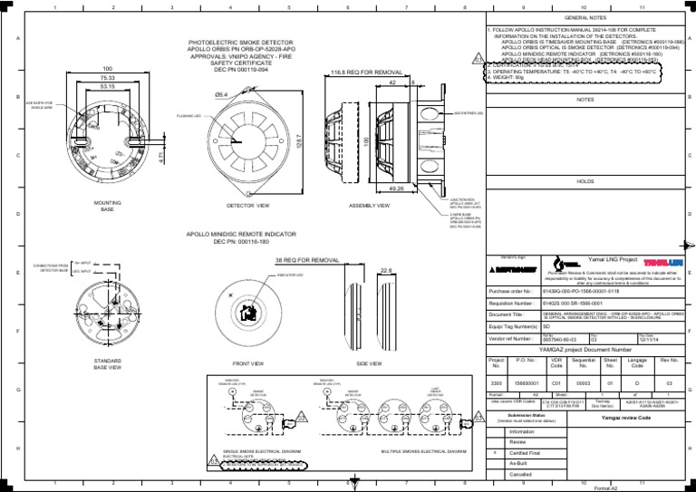 Apollo Orbis Smoke Detector Wiring Guide | PDF | Manufactured Goods ...