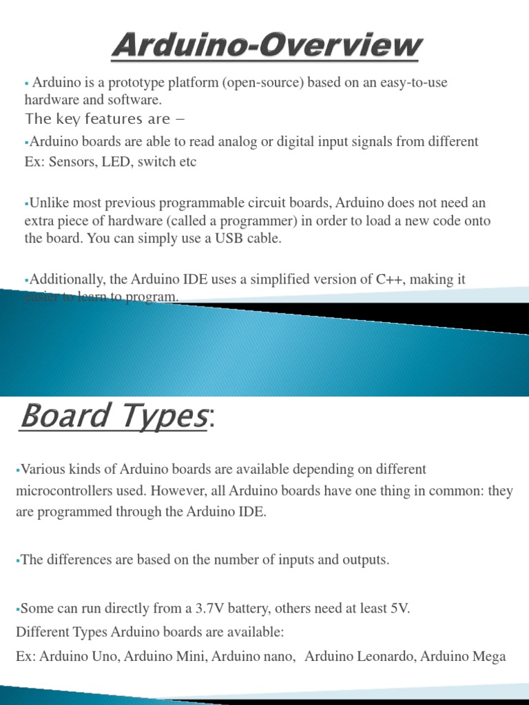 Arduino Tutorial | PDF | Arduino | Computer Engineering