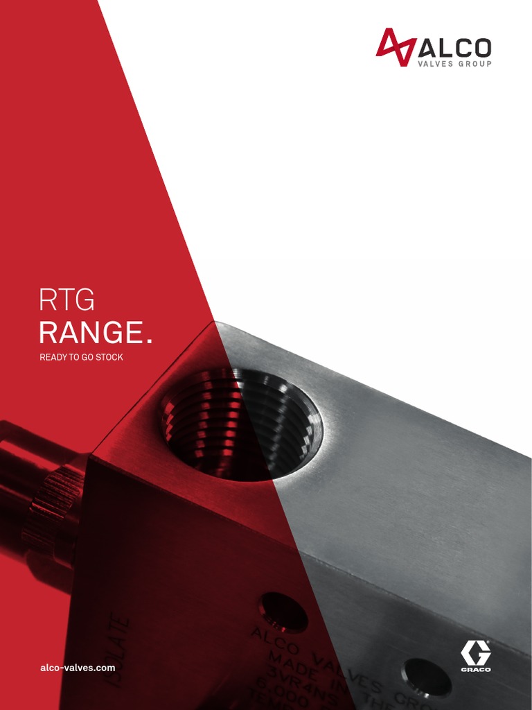 Alco Valves RTG Range Overview | PDF | Valve | Piston