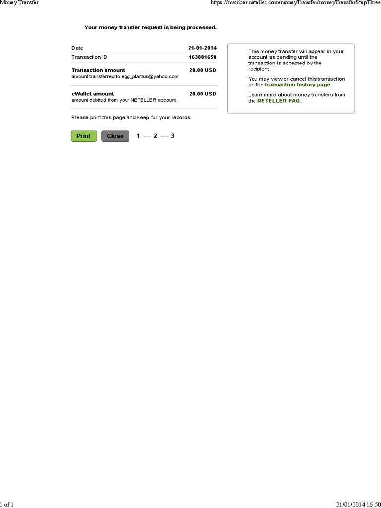 Print: Transaction History Page | PDF