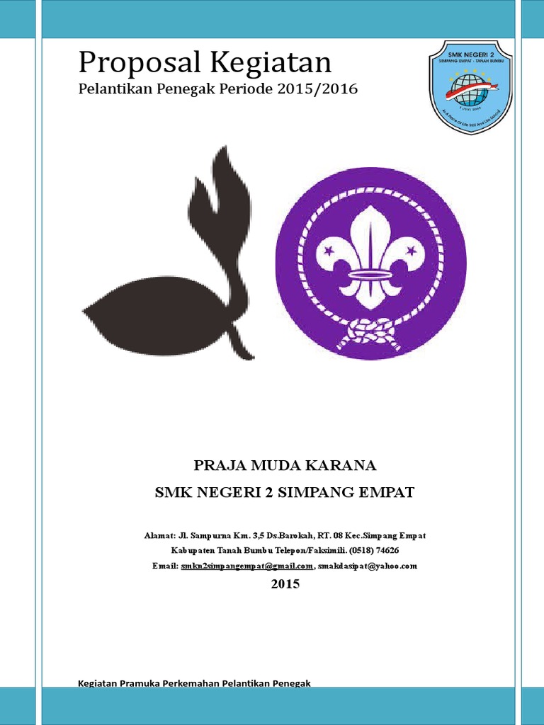 Proposal PRAMUKA | PDF