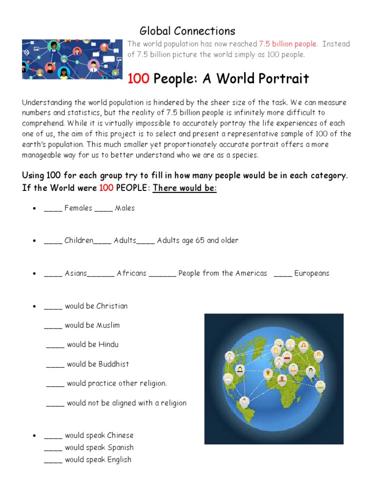 Global Connections 100 People | PDF