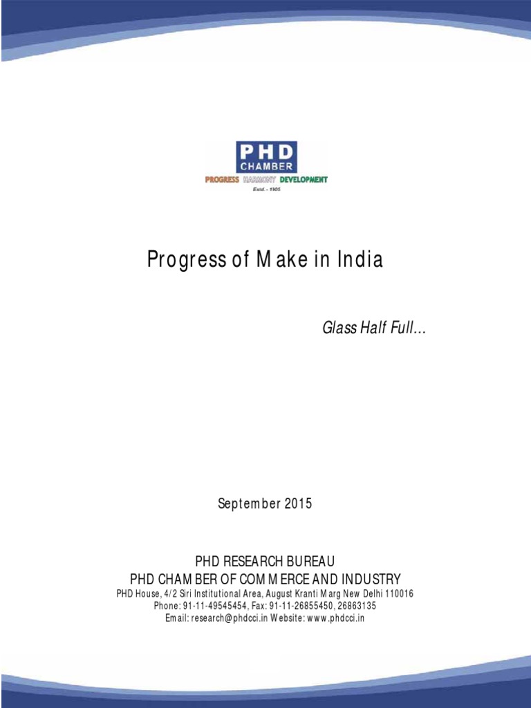 Progress of Make in India | PDF | Economic Growth | Taxes