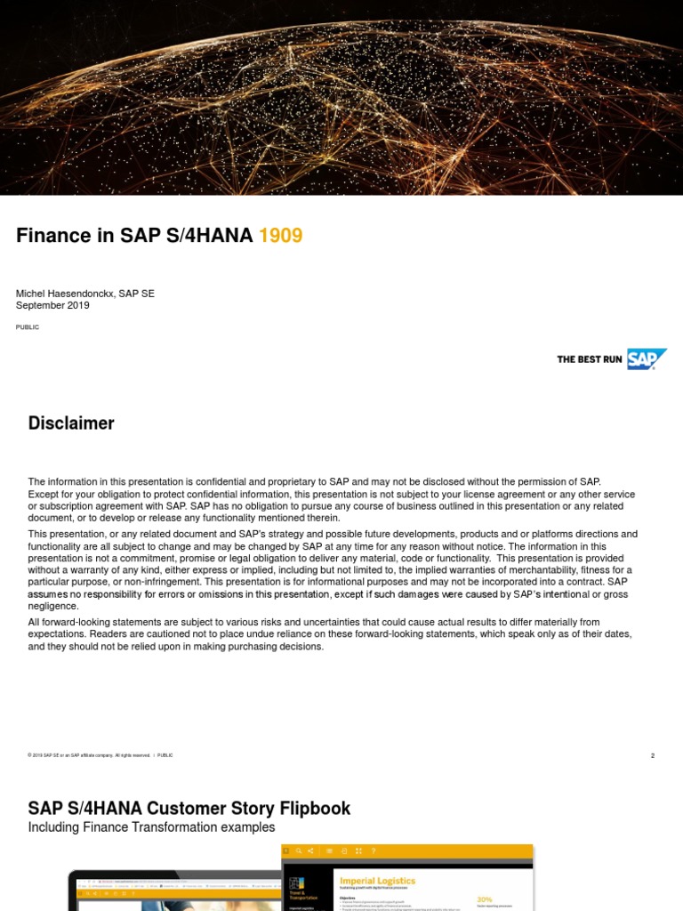 Finance S4 1909 | PDF | Accrual | Sap Se