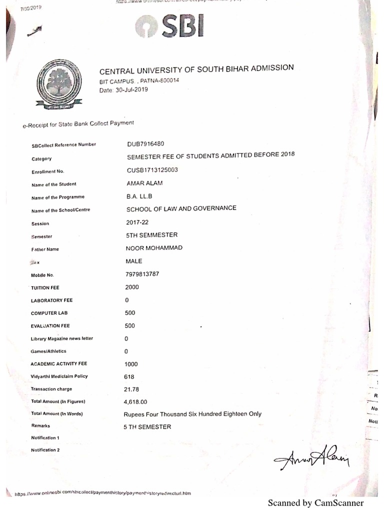 5th Sem Marksheet | PDF