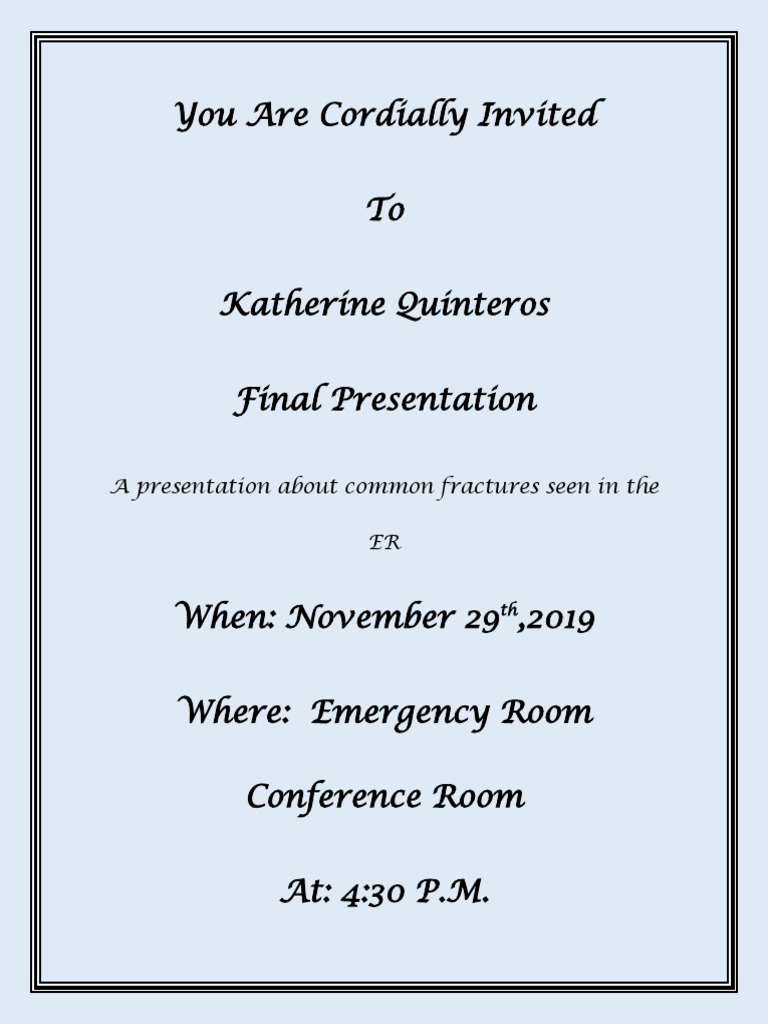 Final Invitation | PDF