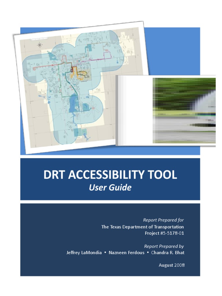 DRT Accessibility Tool: User Guide | PDF | Accessibility | Simulation