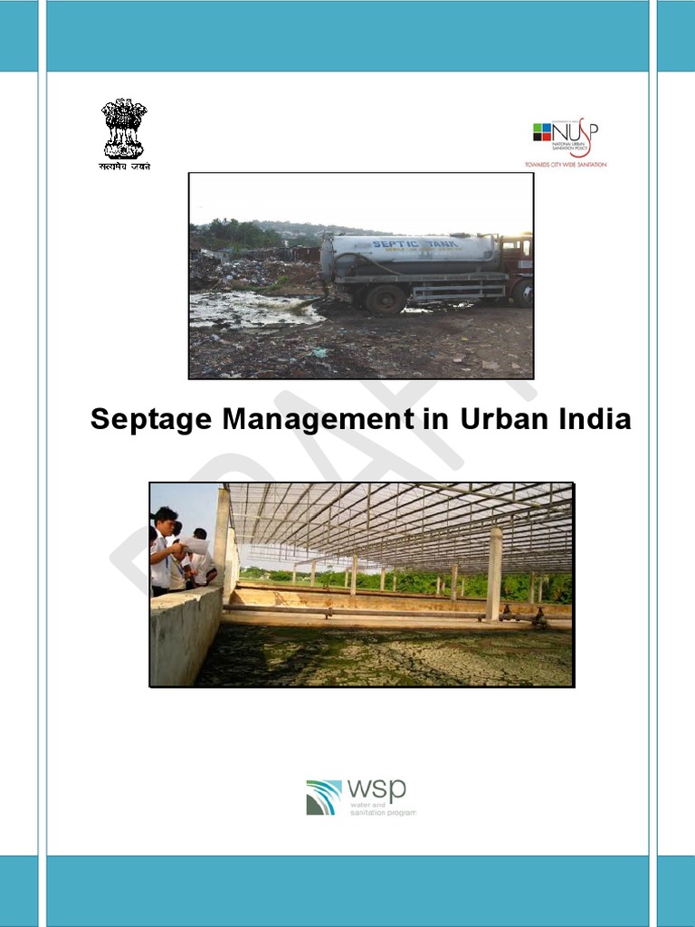 Septage Management PDF | PDF | Sewage Treatment | Sanitation