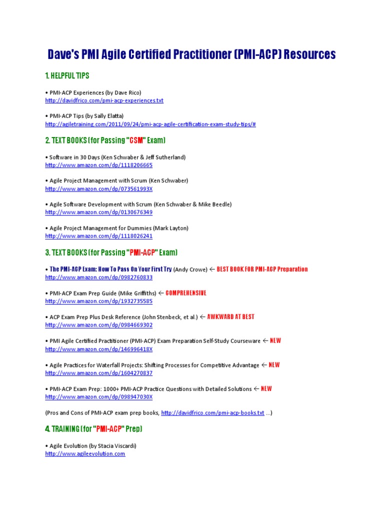 Pmi Acp Resources | PDF | Agile Software Development | Product Development