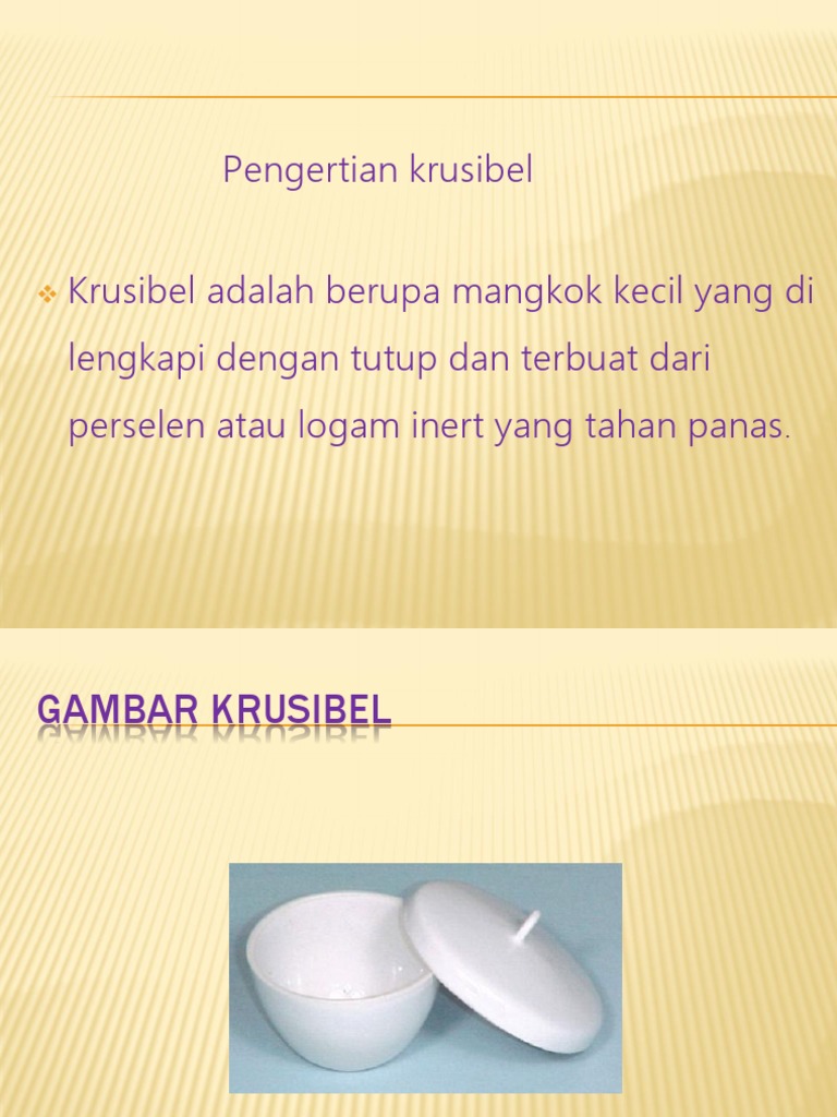 Krusibel Dan Gelas Ukur | PDF