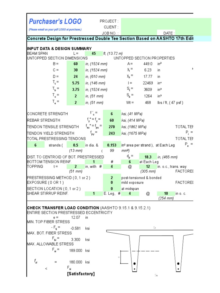 Double Tee | PDF | Prestressed Concrete | Structural Engineering
