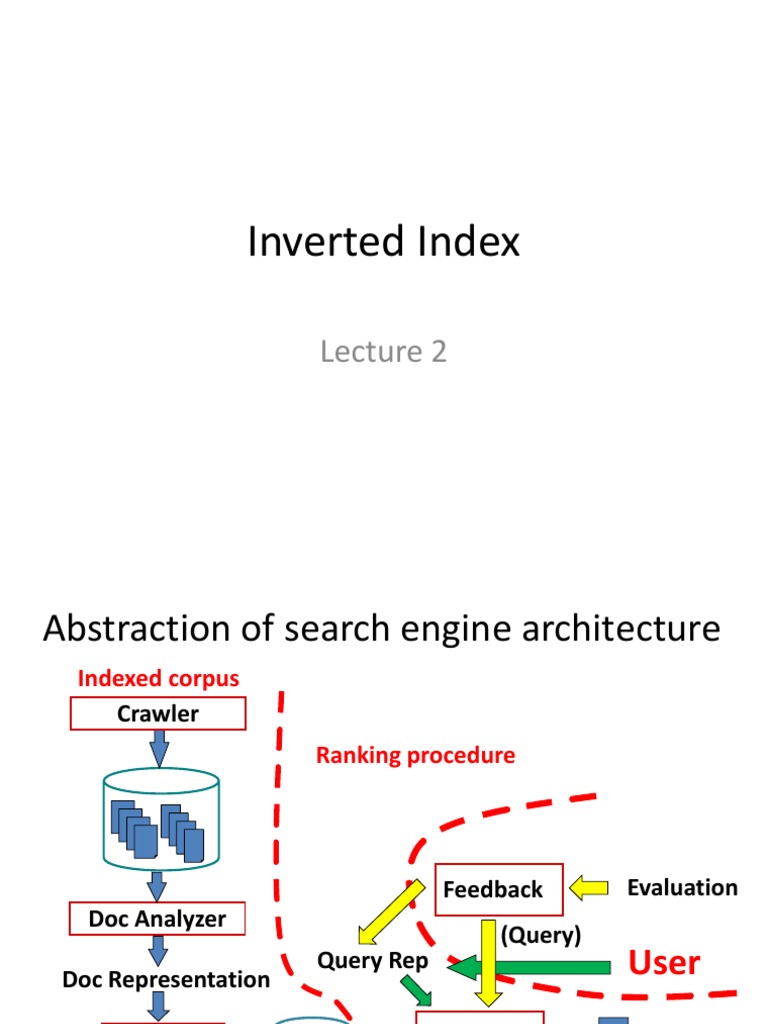 Lecture 2 Inverted Index PDF | PDF | Search Engine Indexing ...