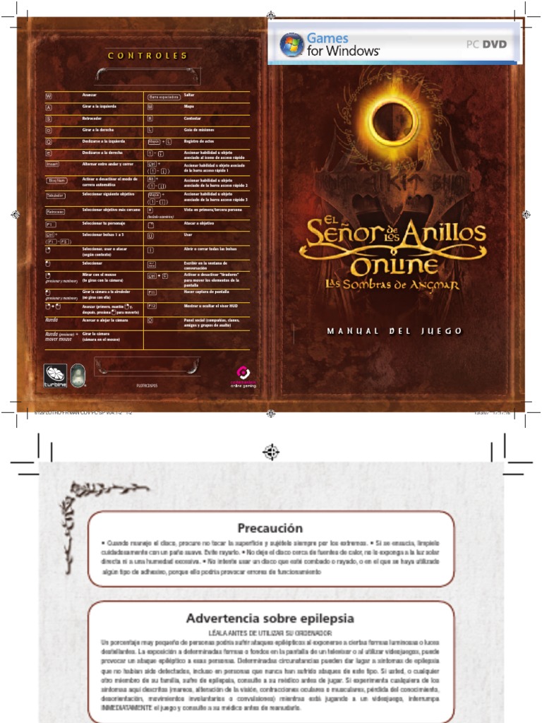 LOTRO Manual Spanish PDF | PDF | Contraseña | Archivo de computadora LOTRO Manual Spanish PDF | PDF | Contraseña | Archivo de computadora