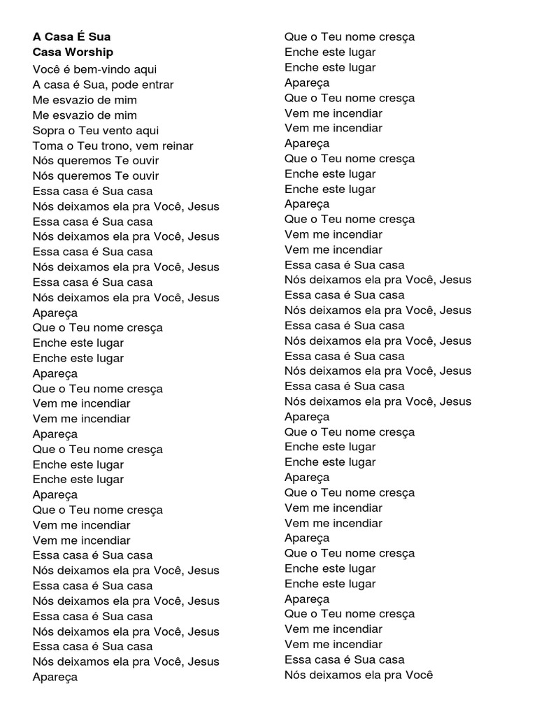 A Casa É Sua.pdf | PDF