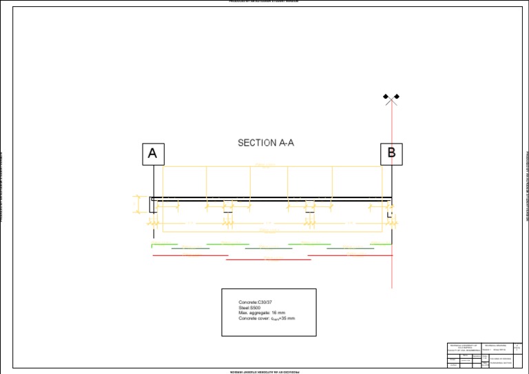 Transversal Section Slab Reinforcement | PDF | Civil Engineering ...