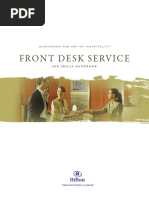 Front Desk Morning Checklist Guide | PDF | Cheque | Business
