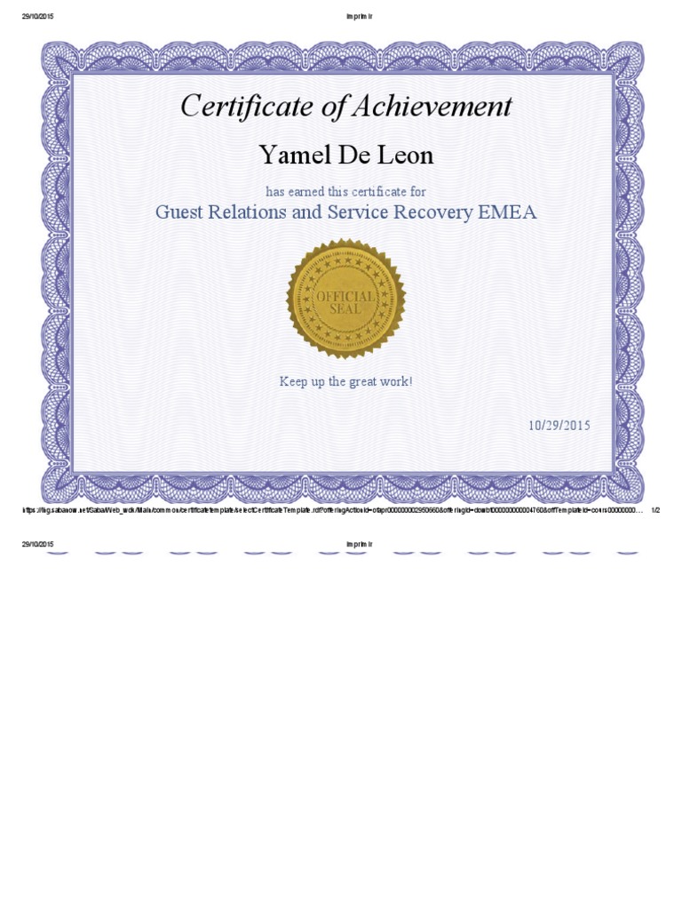 Guest Relations and Service Recovery | PDF