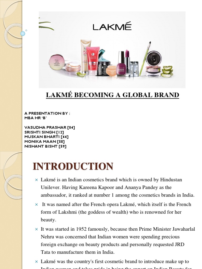 Marketing Lakme | PDF | Cosmetics | Brand