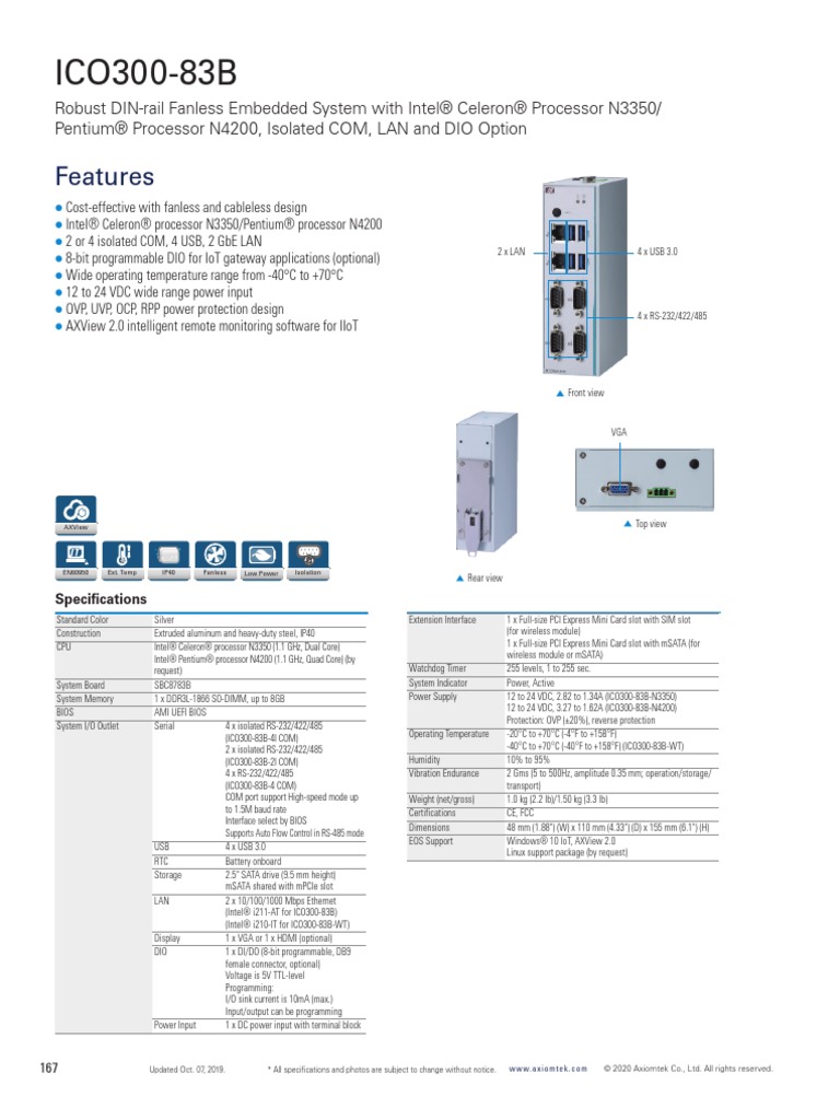 Ico300 83b | PDF | Intel | Bios