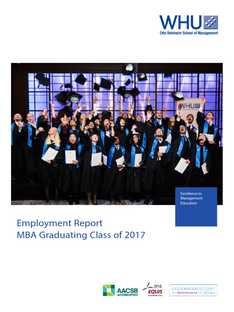 Employment Report of WHU MBA 2018 Class | PDF | Master Of Business ...