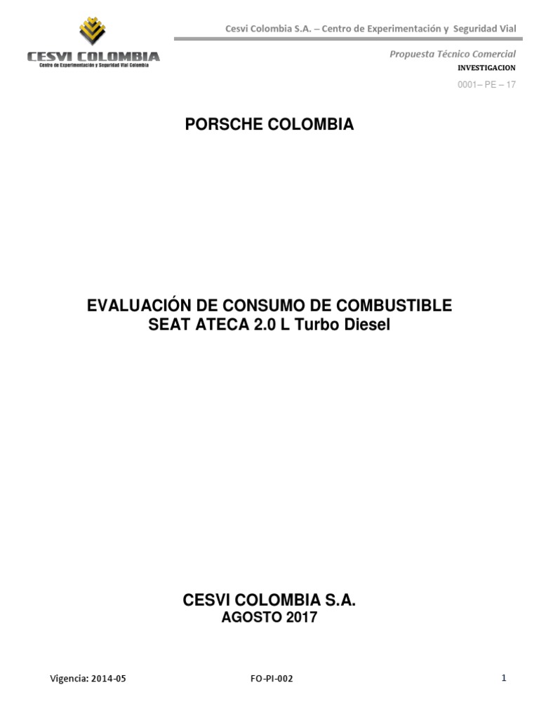 PROSEH | PDF | Airbag | Colombia