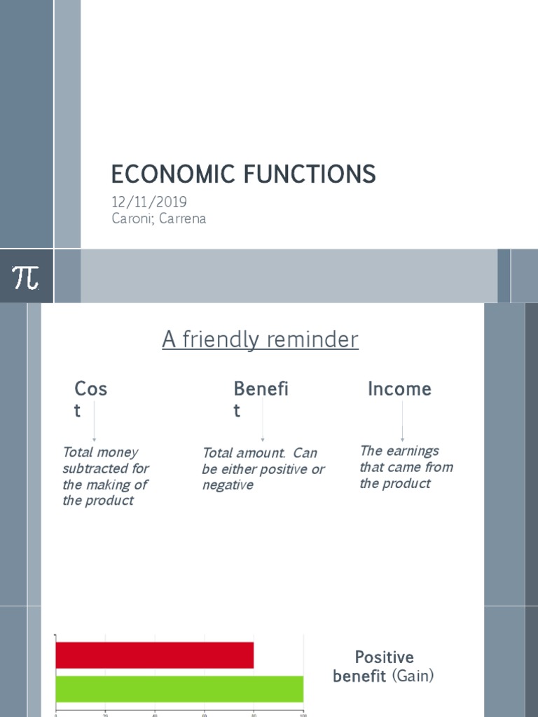 Economic Functions | PDF