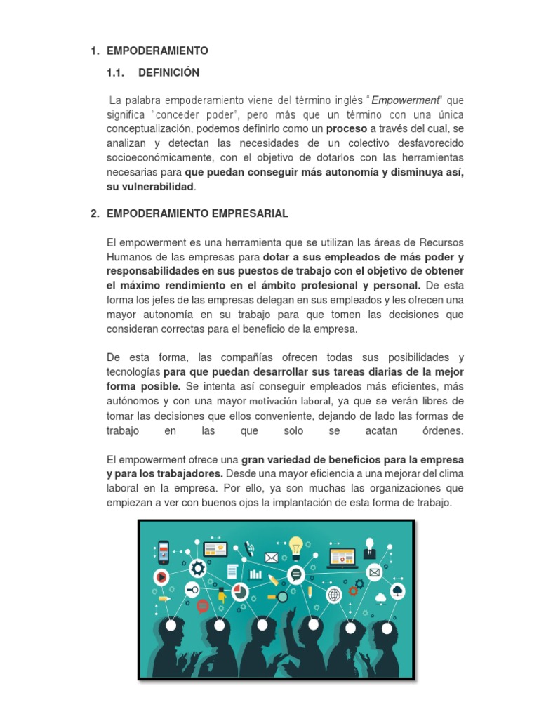 Empoderamiento | PDF | Empoderamiento | Estado (política)