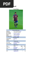 Lionel Messi - Player Profile 2223 Transfermarkt | PDF | Lionel Messi ...