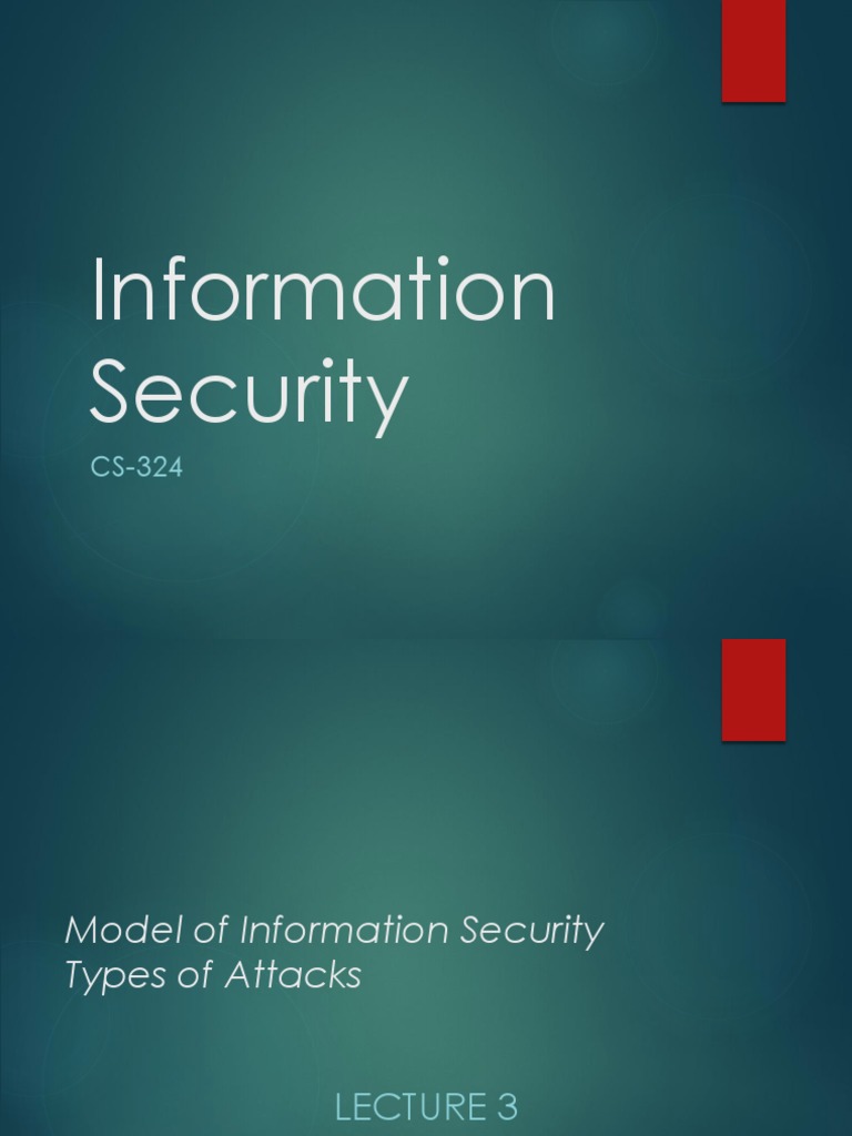 Lecture 3 Pdf Information Security Encryption