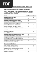 Self Retracting Lifeline Checklist | PDF