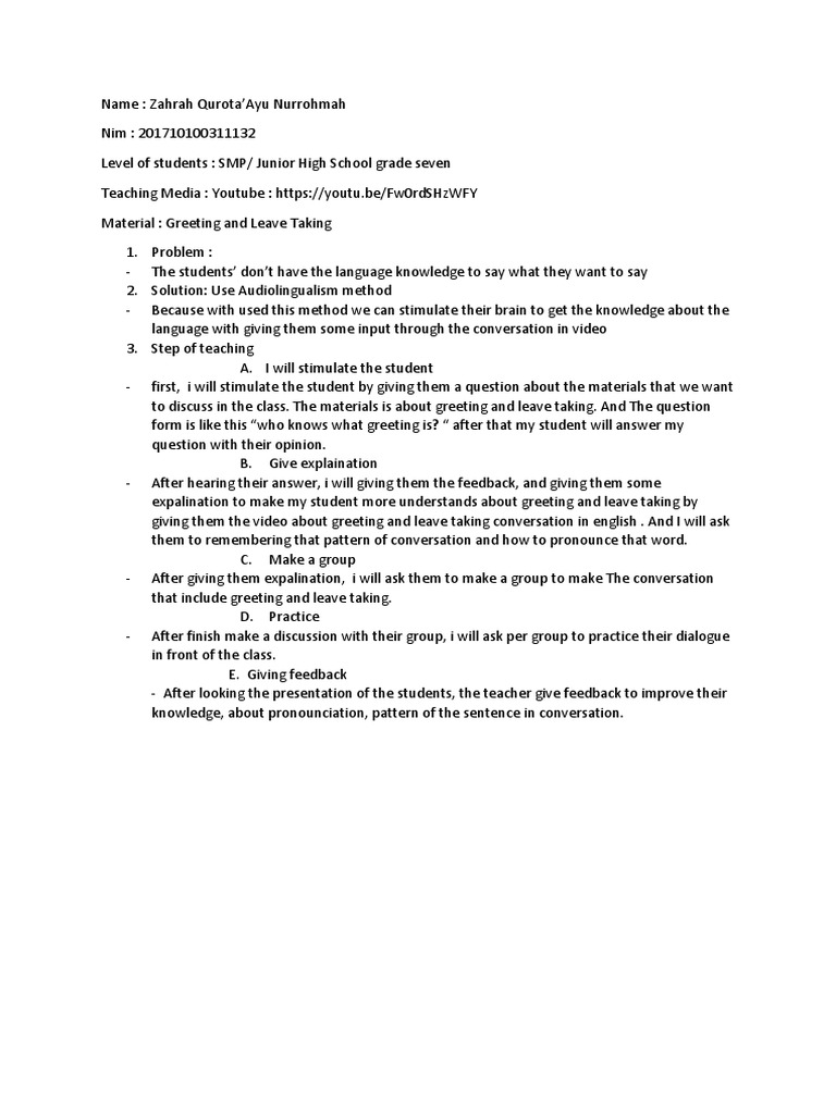 Tefl Assignment | PDF Tefl Assignment | PDF