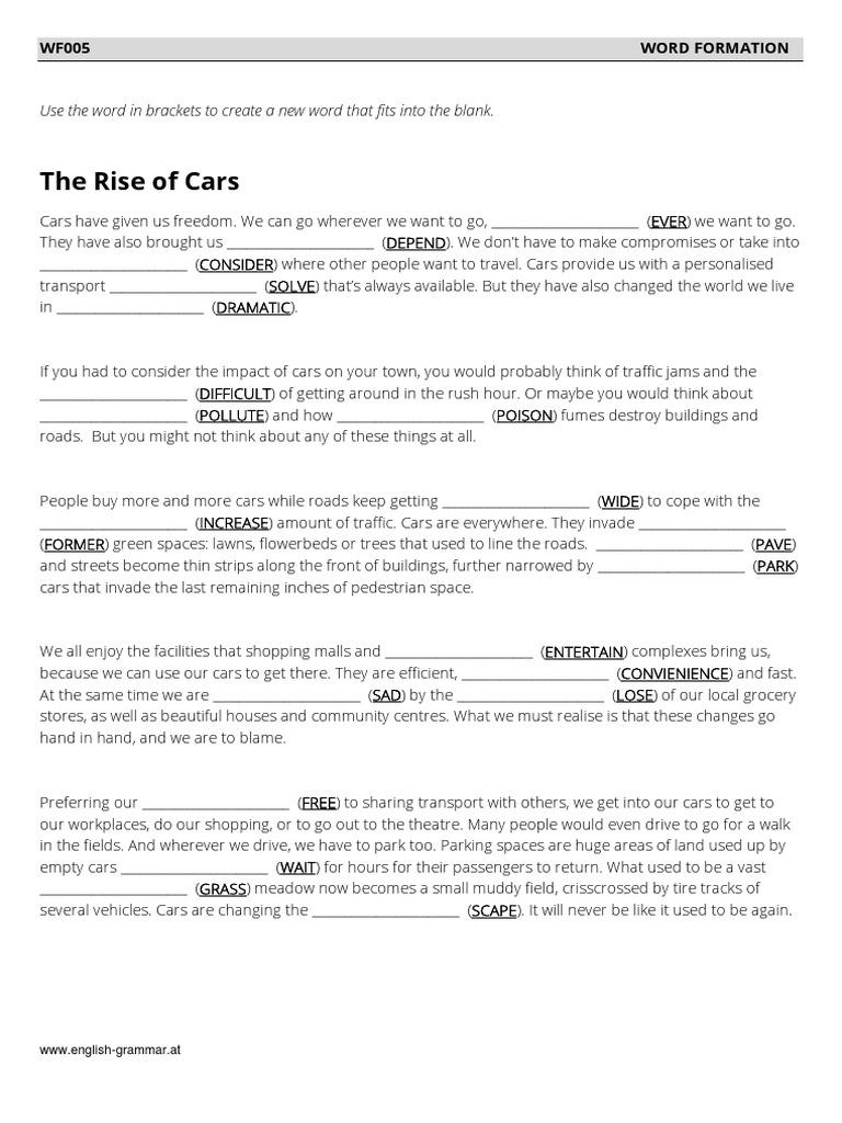 The Impact of Automobiles: How Cars Have Dramatically Changed ...