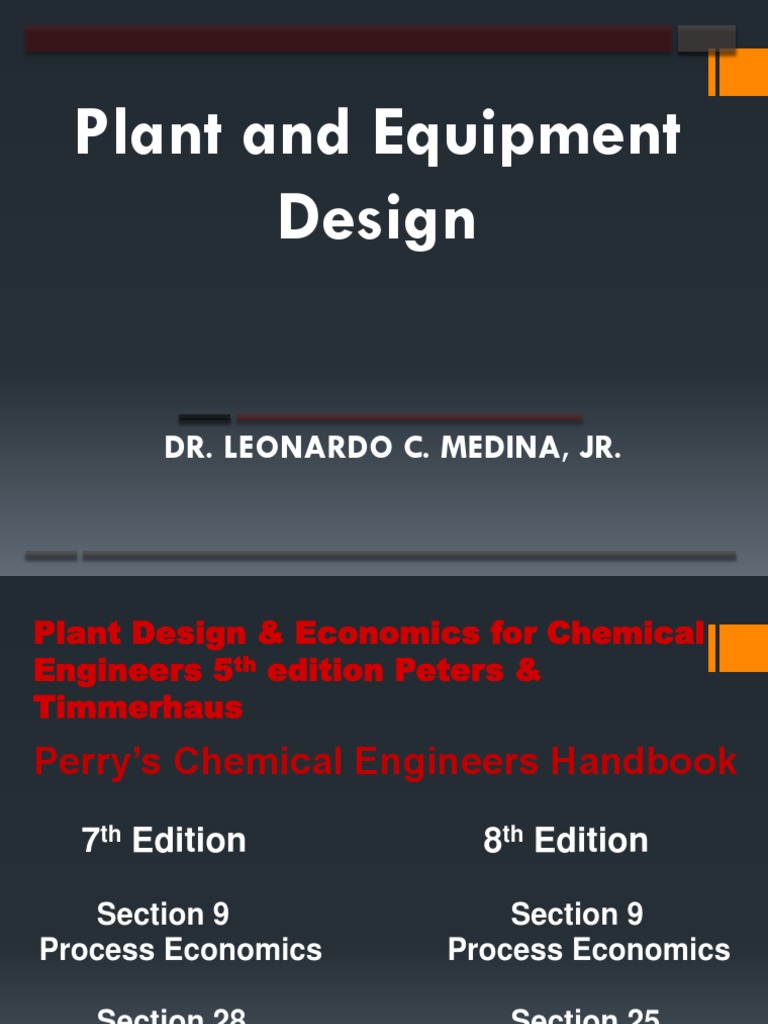 Process Equipment Design & Unit Operation Economics | PDF | Pipe (Fluid ...