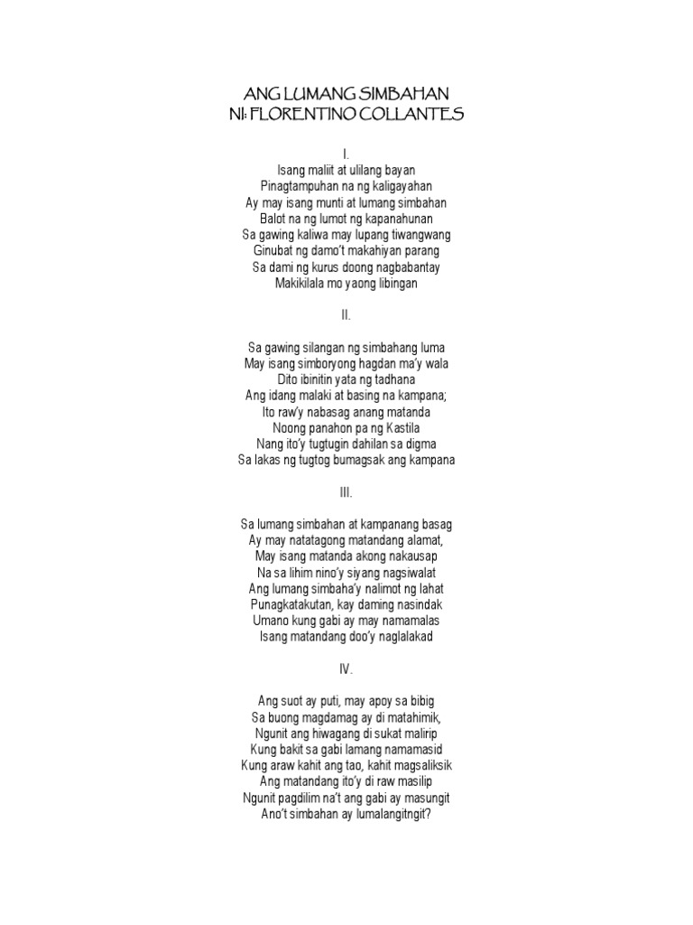 Ang Lumang Simbahan | PDF