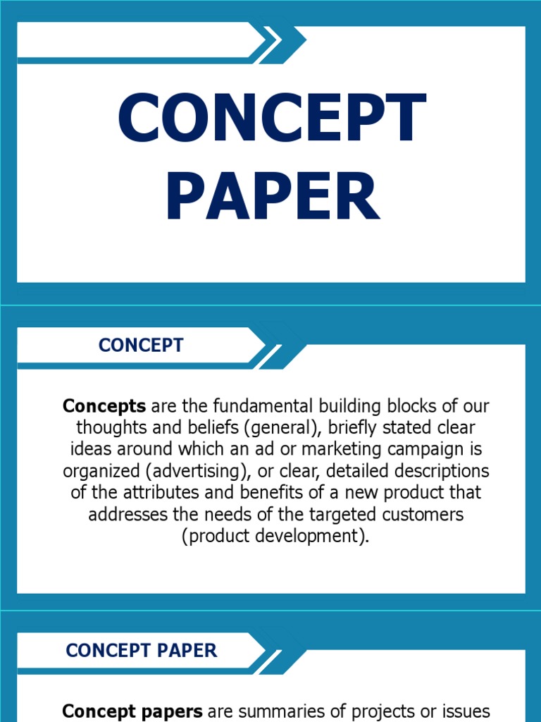 Writing Concept Papers | PDF | Definition | Compassion