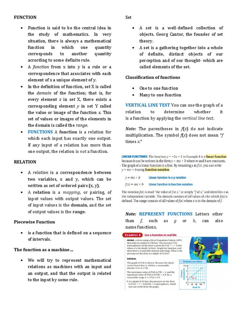 Function: Vertical Line Test | PDF | Function (Mathematics) | Set ...
