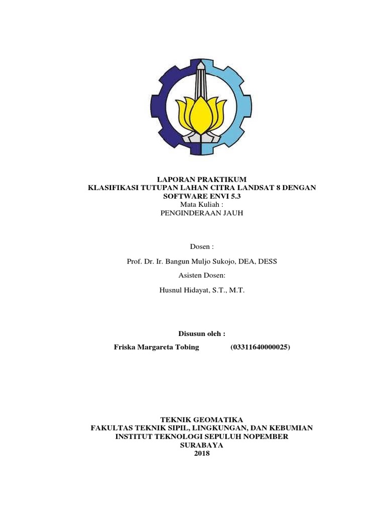 Laporan Klasifikasi Citra Landsat Menggunakan ENVI 5 3 PDF | PDF