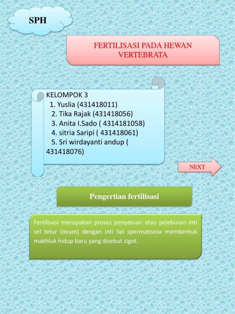 SPH II Fertilisasi-1 | PDF