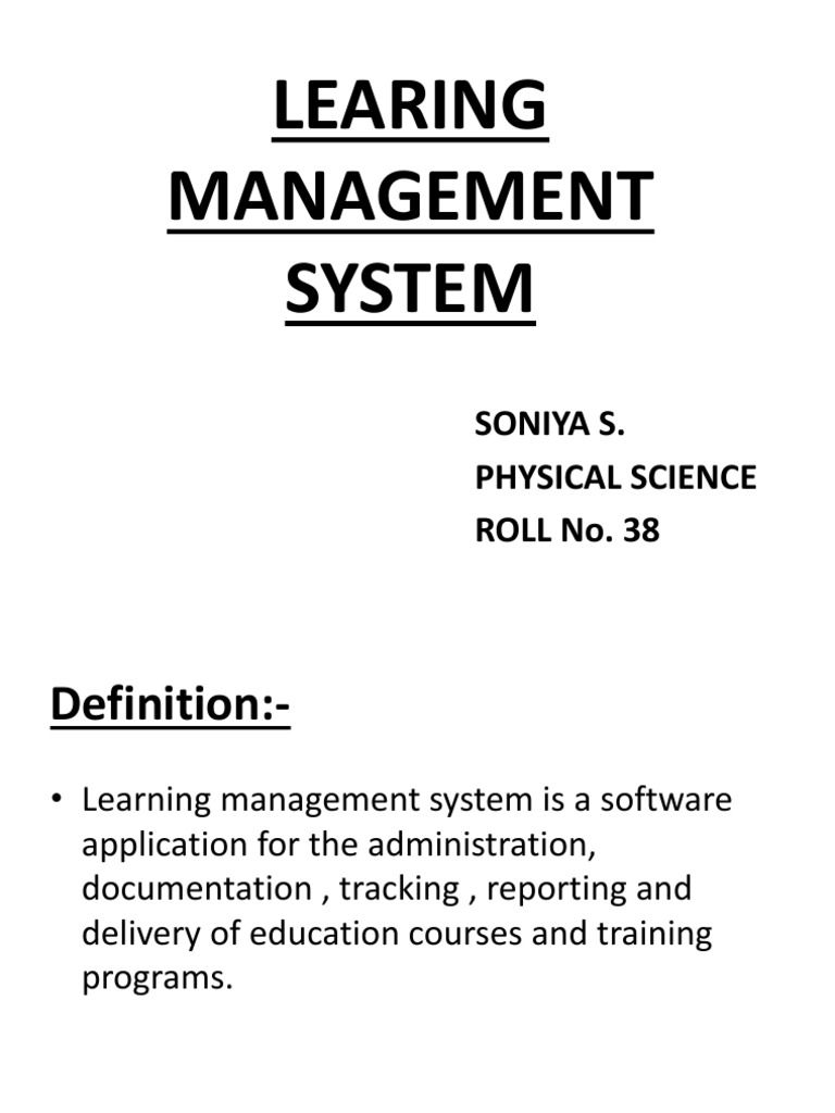 Learing Management System | PDF | Career & Growth | Business