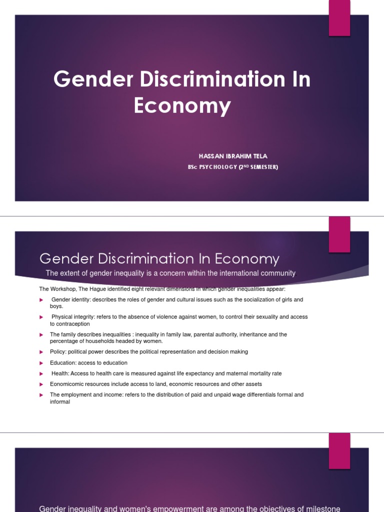 Gender Discrimination | PDF | Gender Inequality | Gender Studies